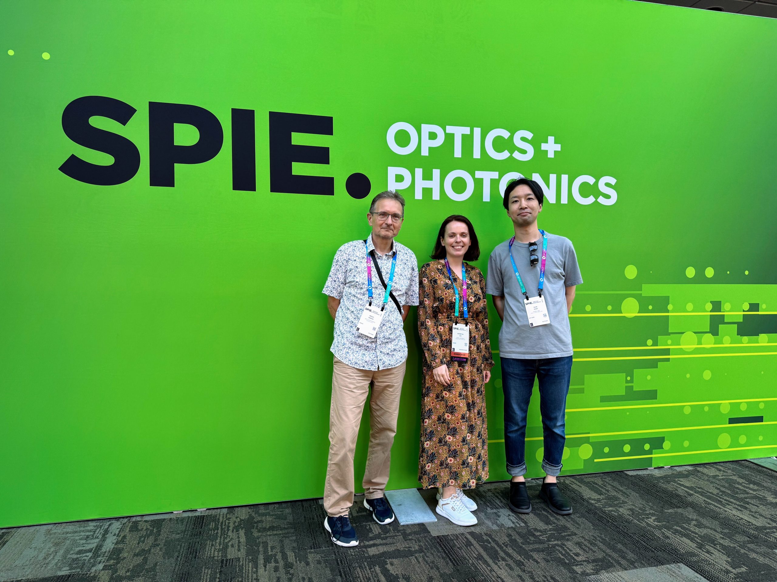 SPIE Optics + Photonicsにて研究成果を発表しました | 東北大学 電気通信研究所 深見･金井研究室